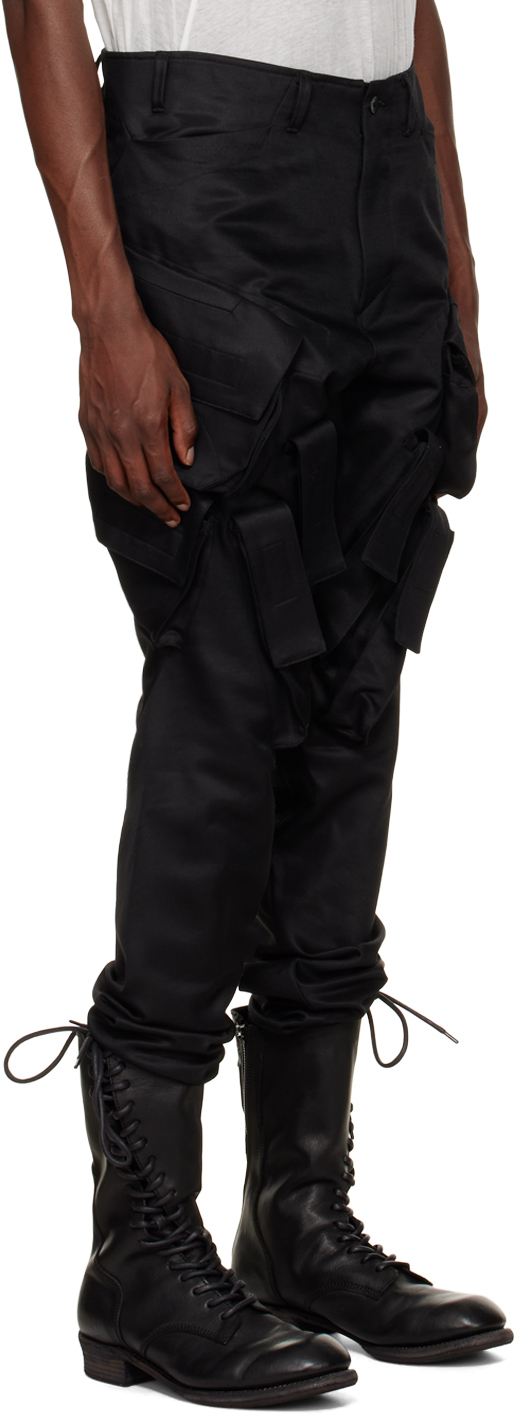 Julius Black Gas Mask Cargo Pants Julius