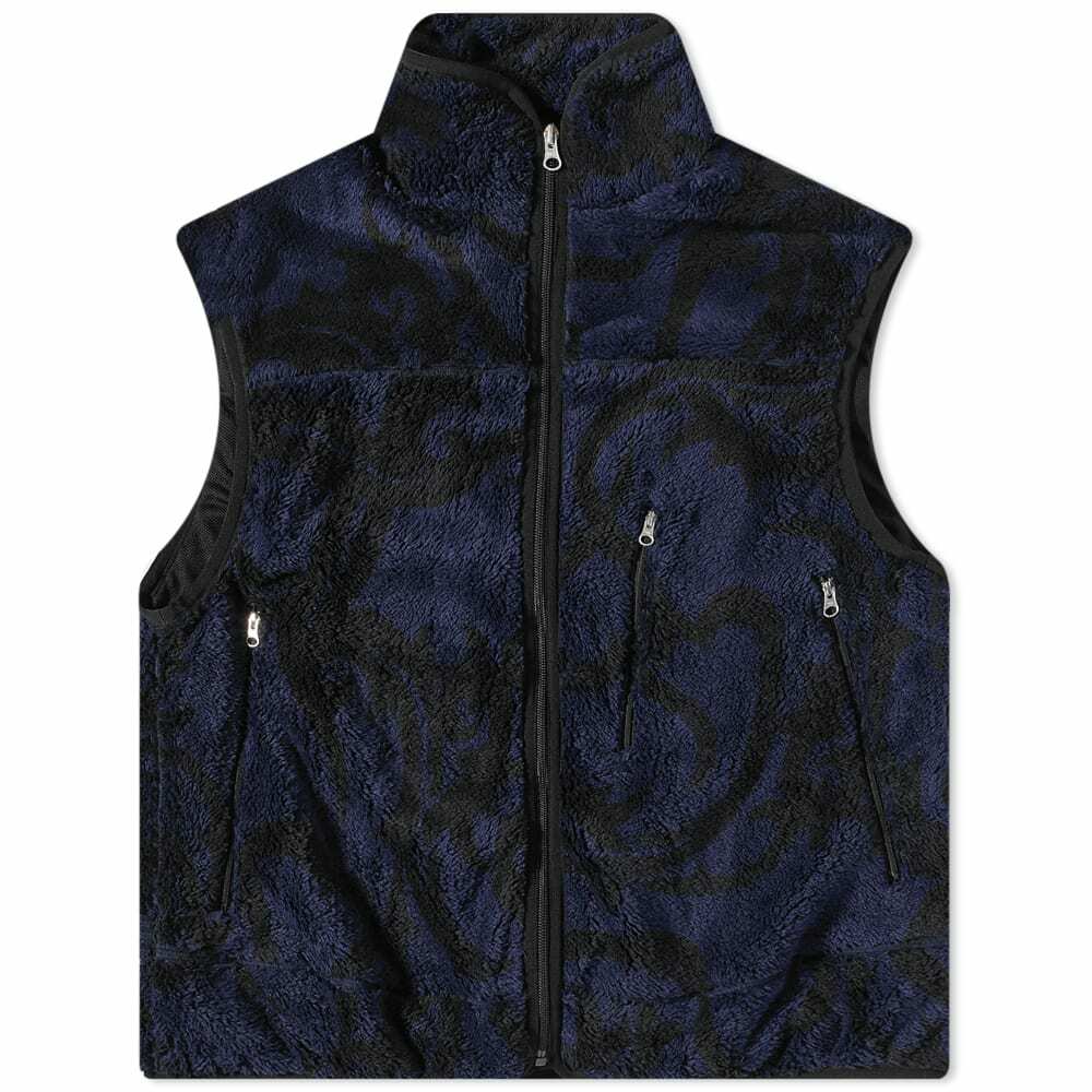 Flagstuff Men's Original Tribal Camo Fleece Jacket in Navy Flagstuff