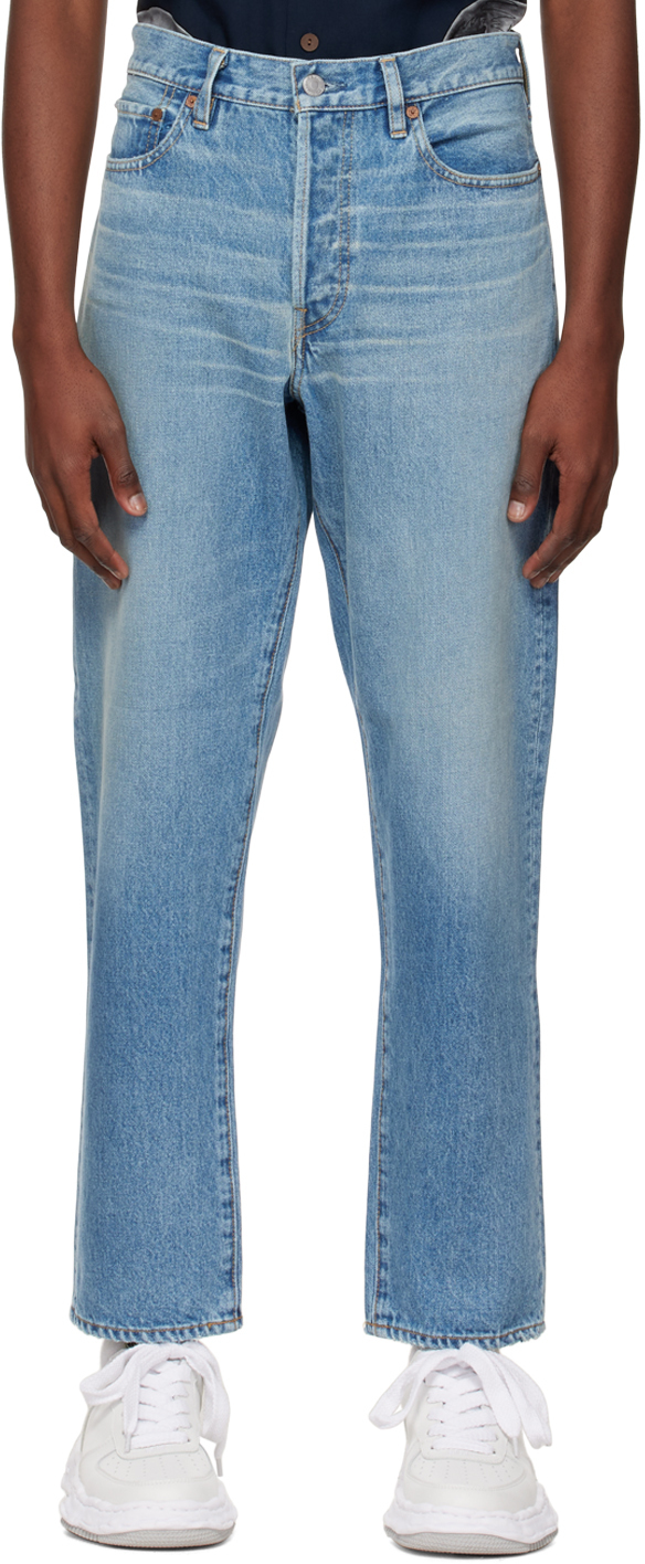 WACKO MARIA Blue Faded Jeans Wacko Maria
