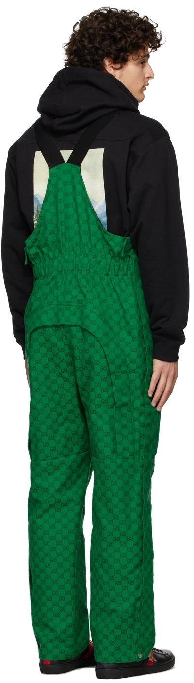 Gucci Green The North Face Edition Canvas Overalls Gucci