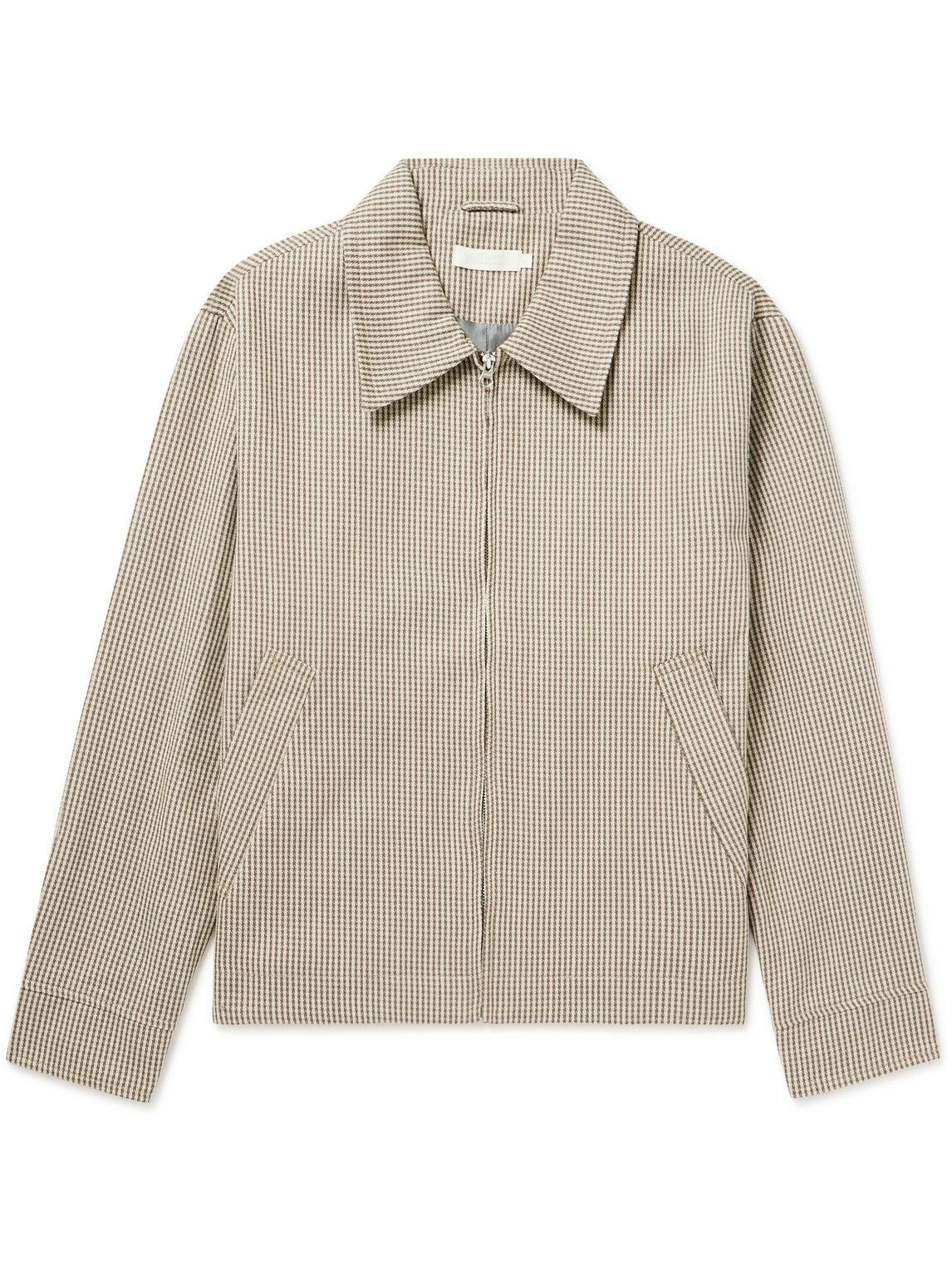 mfpen - Mail Checked Cotton-Canvas Jacket - Neutrals mfpen