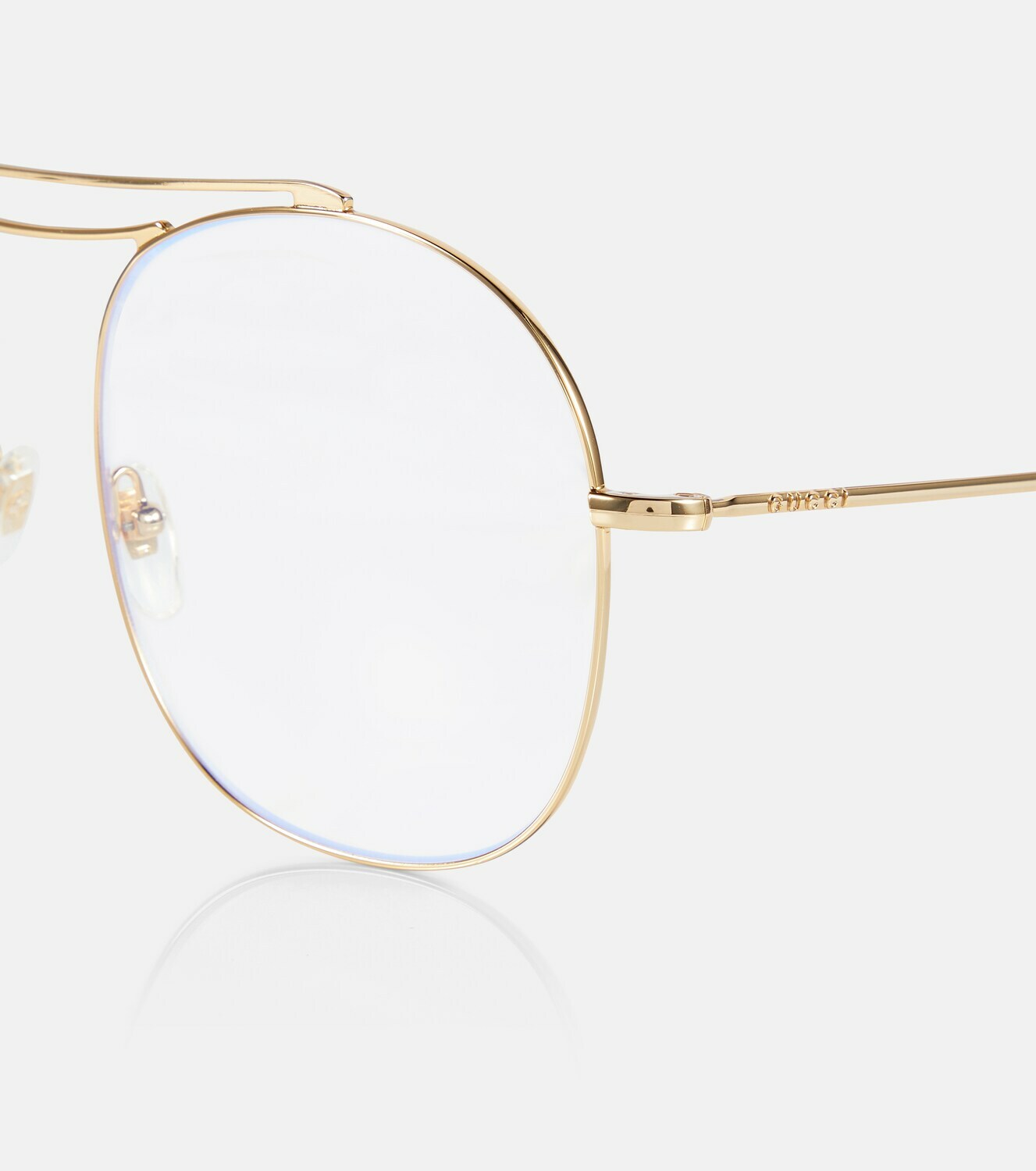 Gucci - Round aviator glasses Gucci