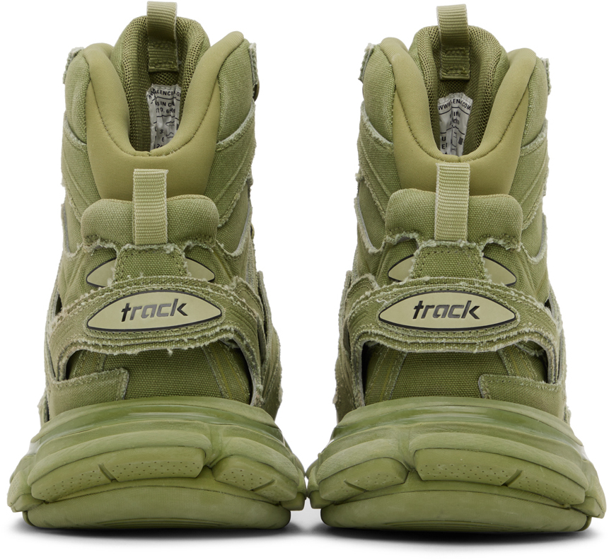 Balenciaga Khaki Track Hike High Top Sneakers Balenciaga