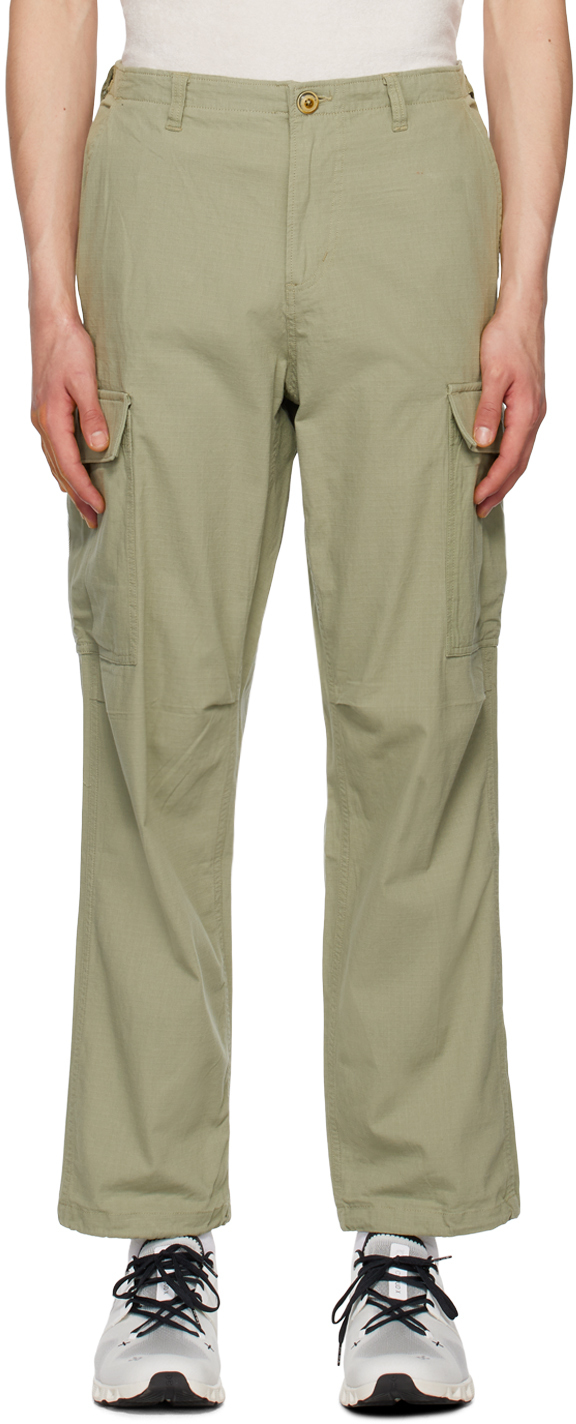 Corridor Green Cinch Tab Cargo Pants Corridor