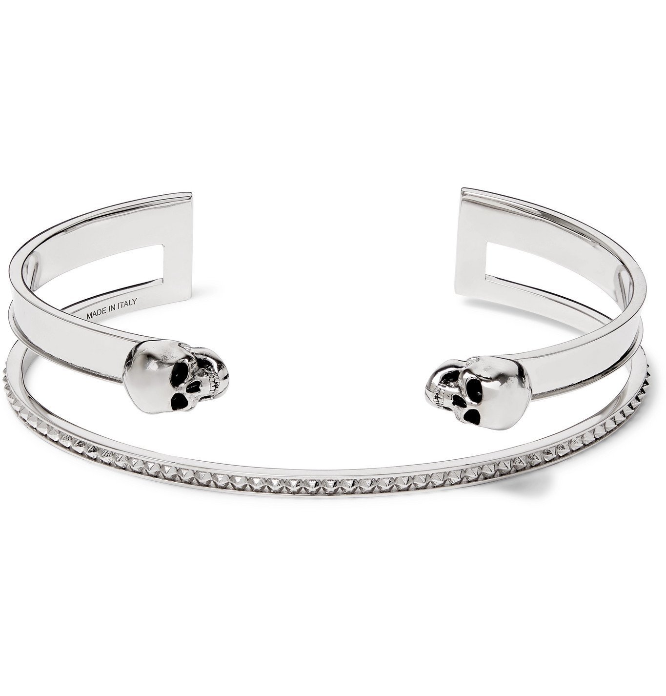Alexander McQueen - Silver-Tone Cuff - Gray Alexander McQueen