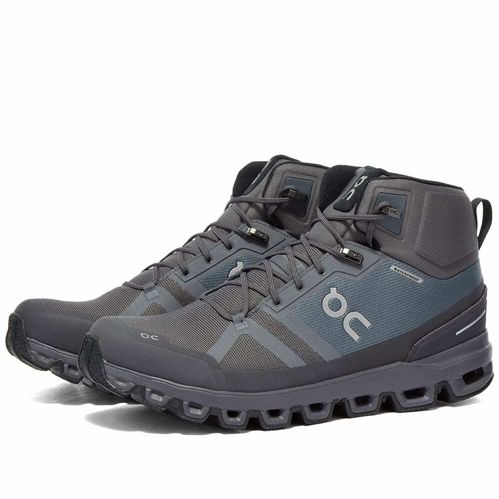 ON Men's Cloudrock Waterproof Sneakers in Rock/Eclipse On