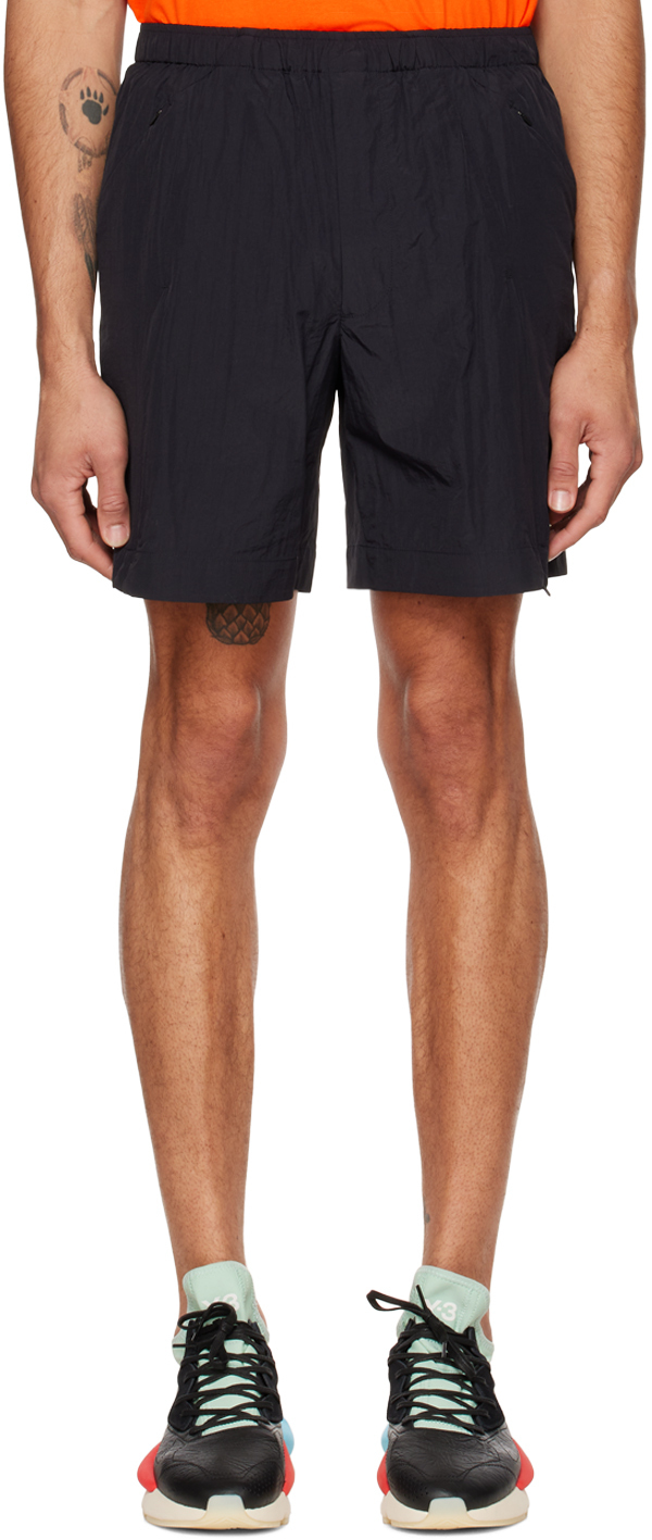 Y-3 Black Classic Shell Shorts Y-3