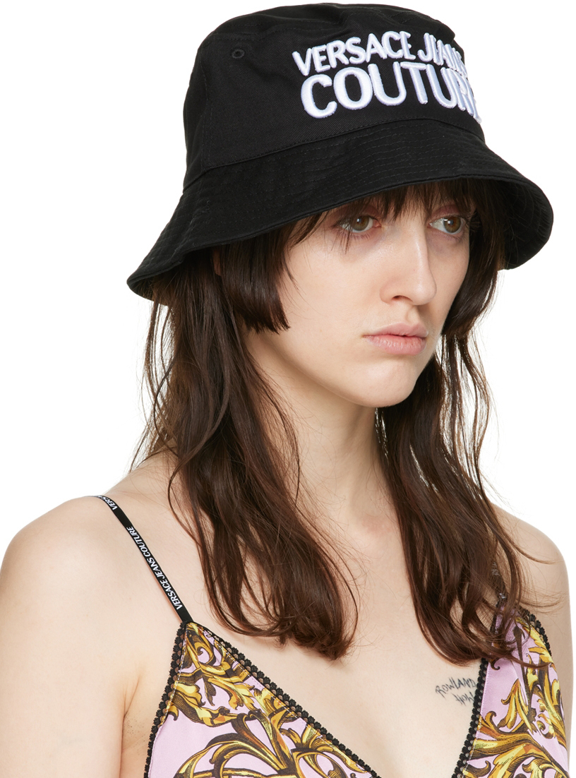 Versace Jeans Couture Black VJC Bucket Hat Versace