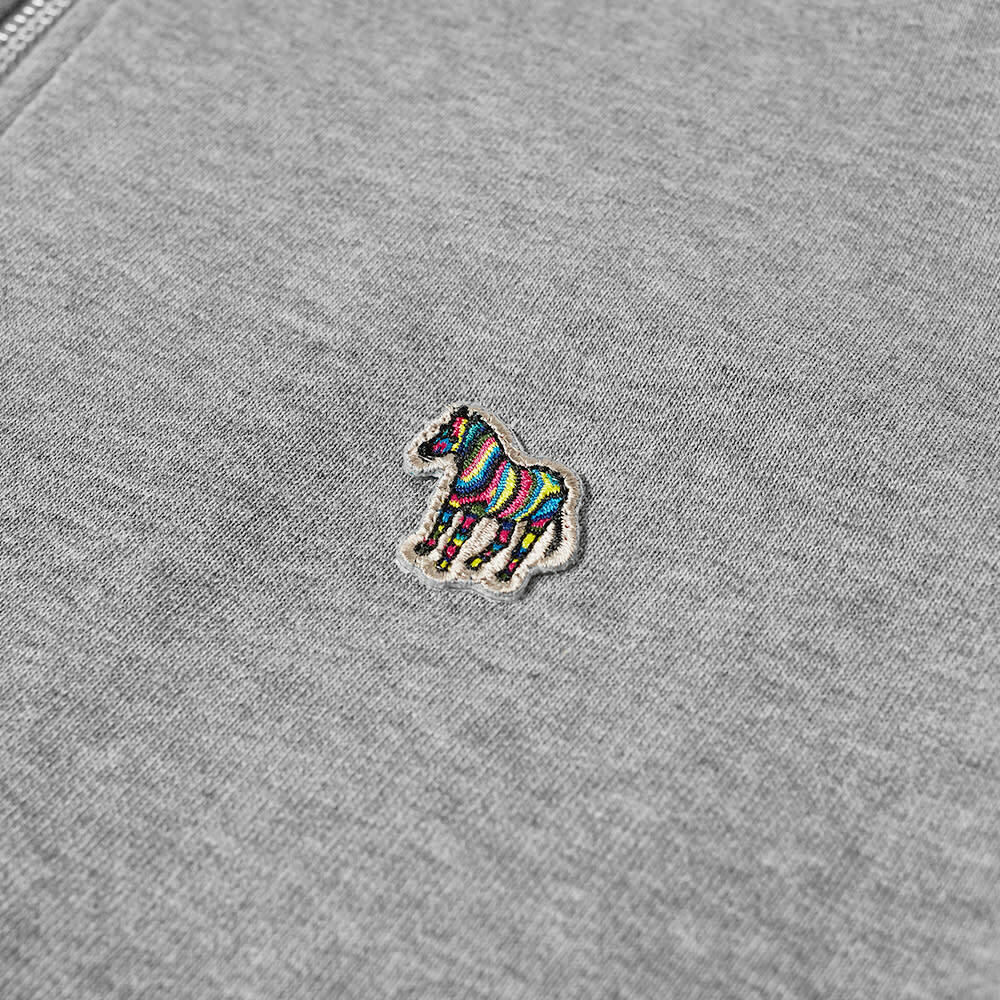 Paul Smith Men's Zebra Zip Hoody in Grey Marl Paul Smith