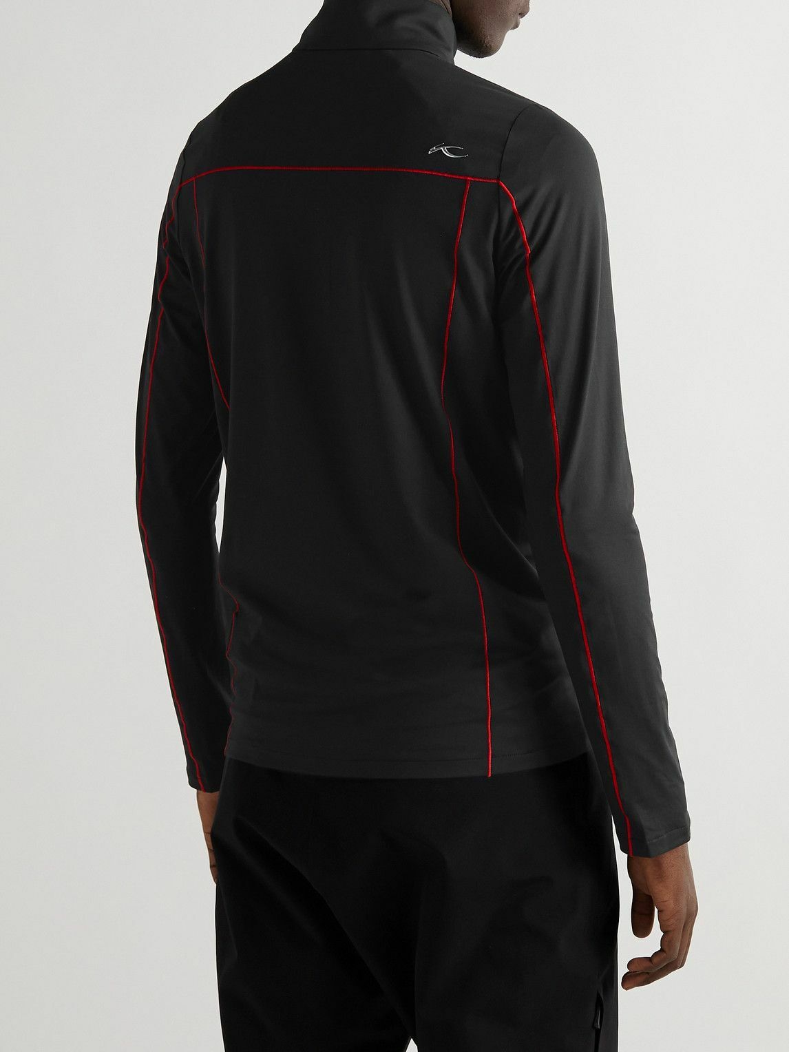 Kjus - Logo-Appliquéd Stretch-Jersey Half-Zip Ski Base Layer - Black Kjus