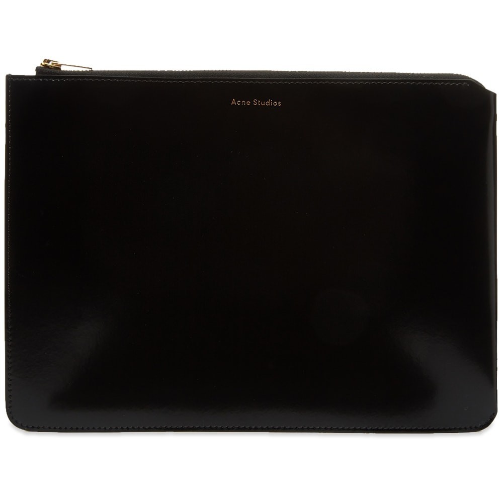 Acne Studios Malachite L Shiny Pouch Acne Studios