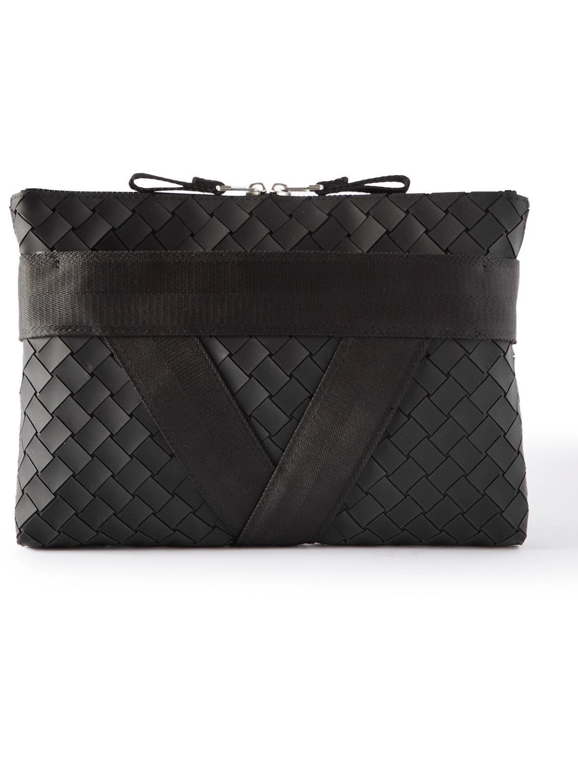 Bottega Veneta - Webbing-Trimmed Intrecciato Rubber Pouch Bottega Veneta