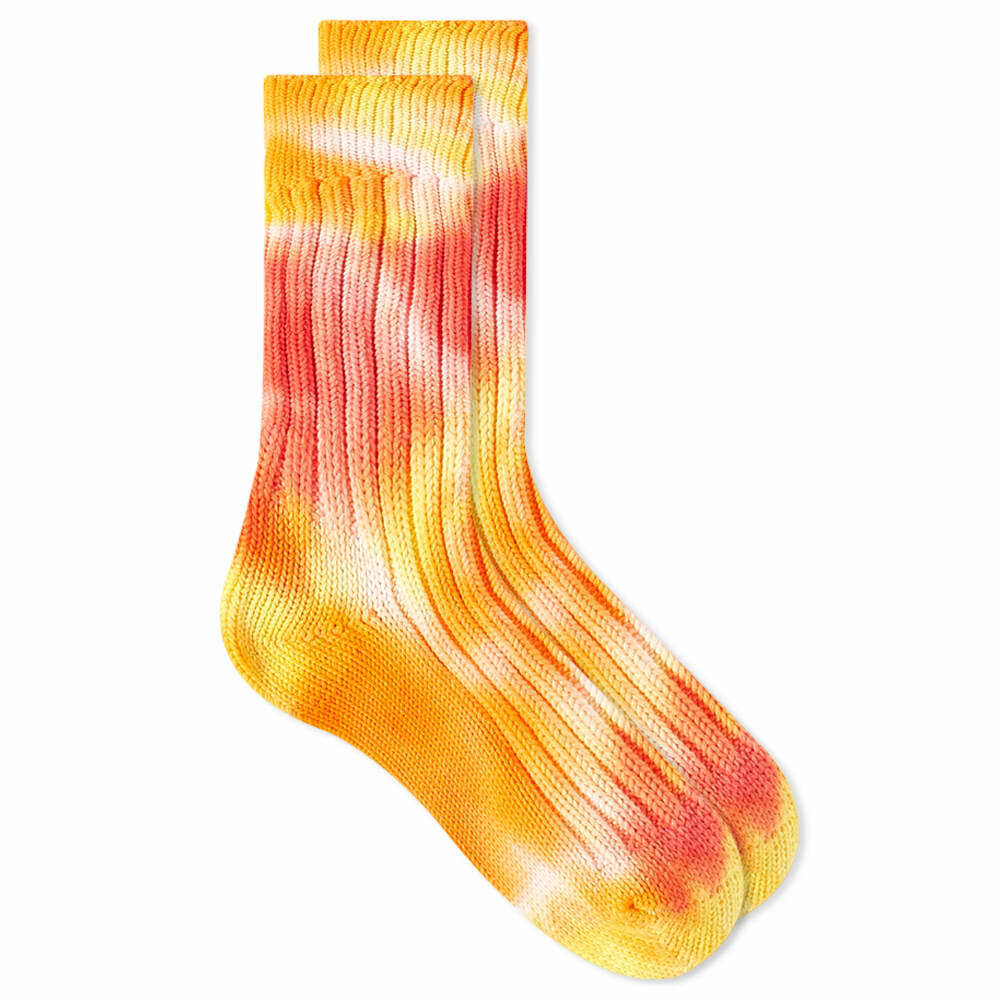 decka x Stain Shade Heavyweight Sock in Blood Orange decka