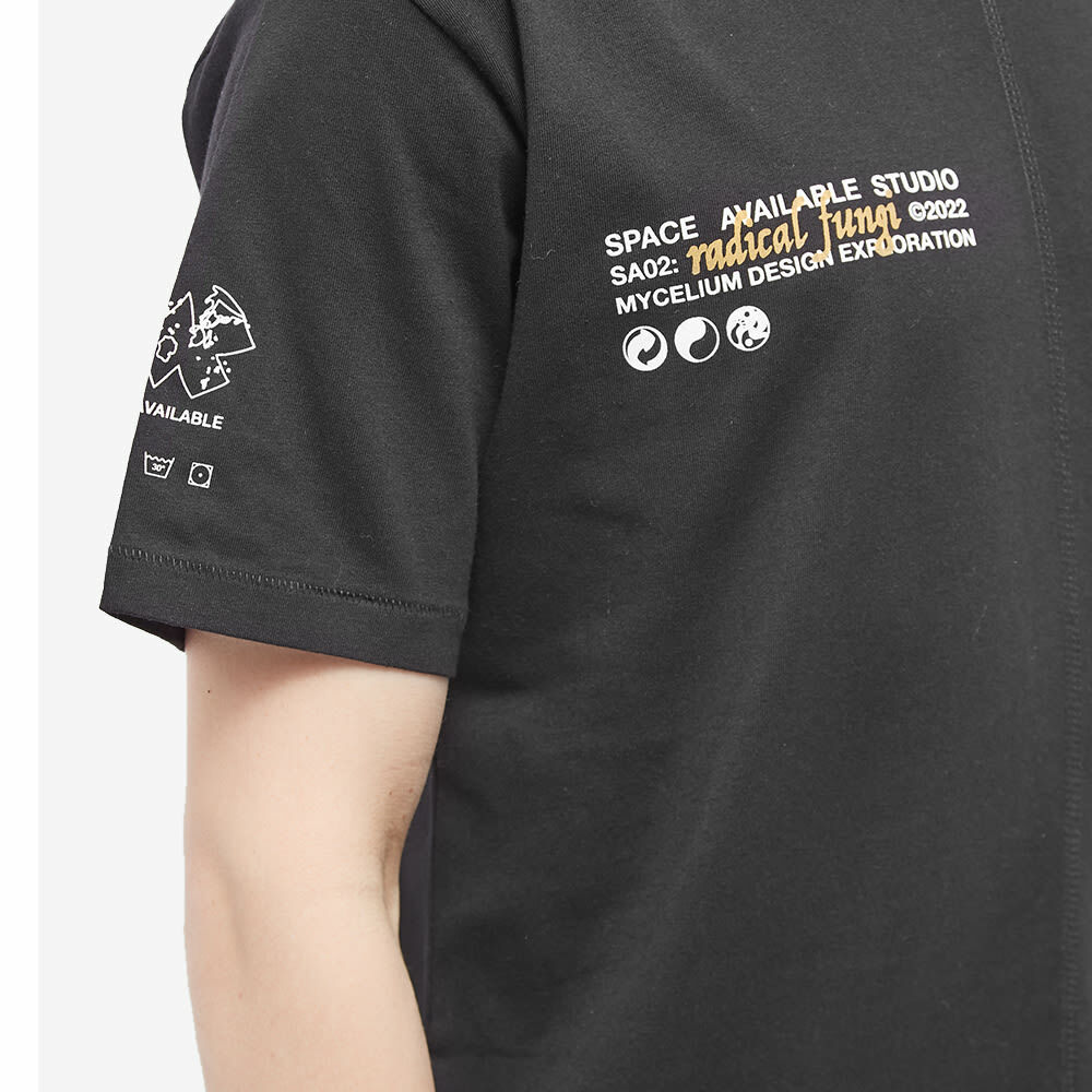 Space Available Men's Upcycled Case Study T-Shirt in Black Space Available Space Available Men's Upcycled Case Study T-Shirt in Black Space Available