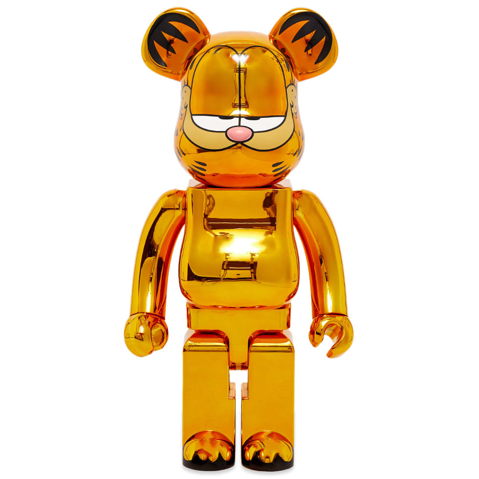 Medicom Garfield Gold Chrome Be@Rbrick 1000% in Multi 1000% Medicom