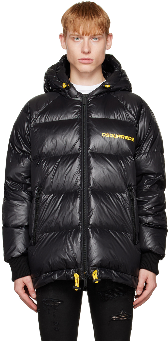 Dsquared2 Black Crest Down Jacket Dsquared2