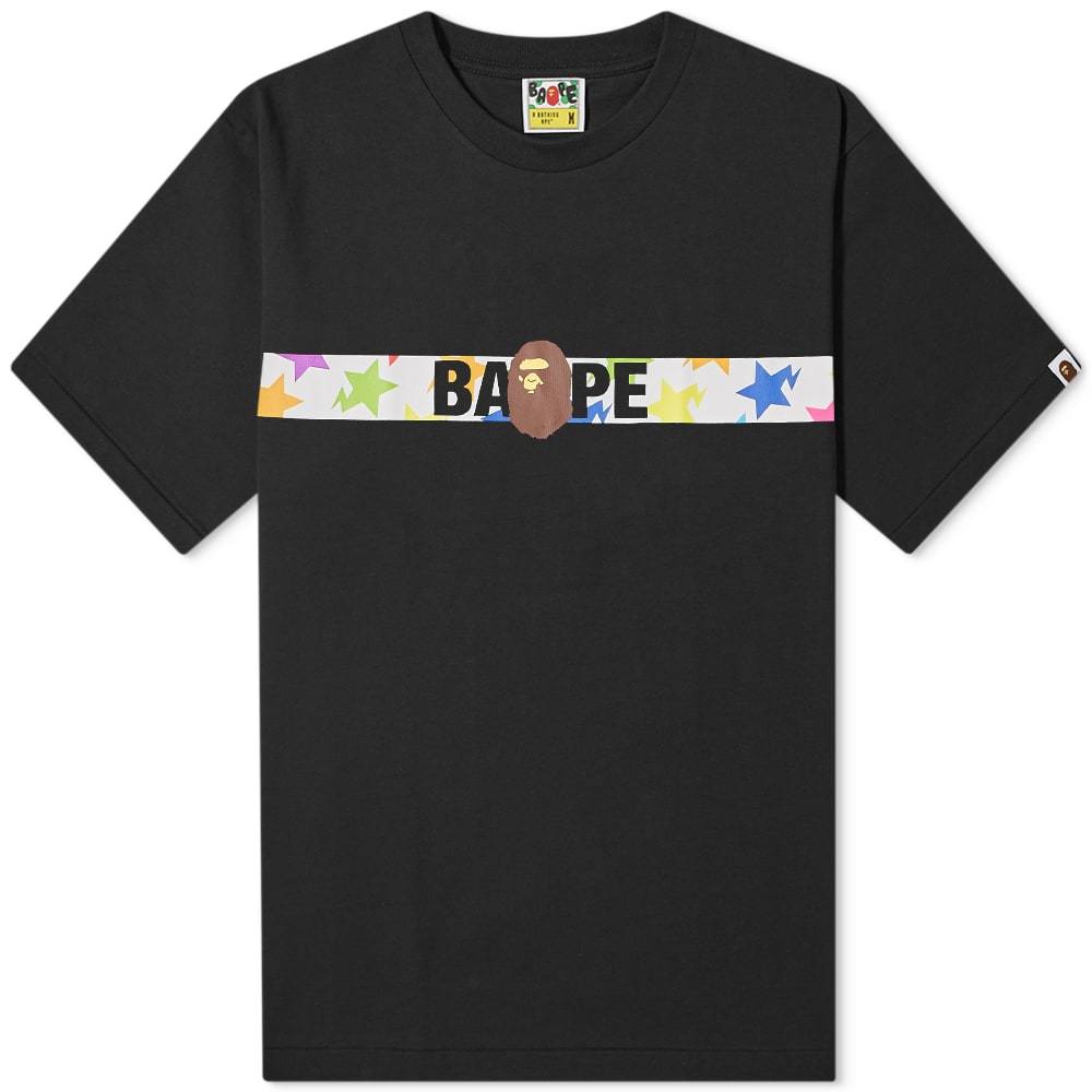 A Bathing Ape STA Pattern Tape Ape Head Tee A Bathing Ape