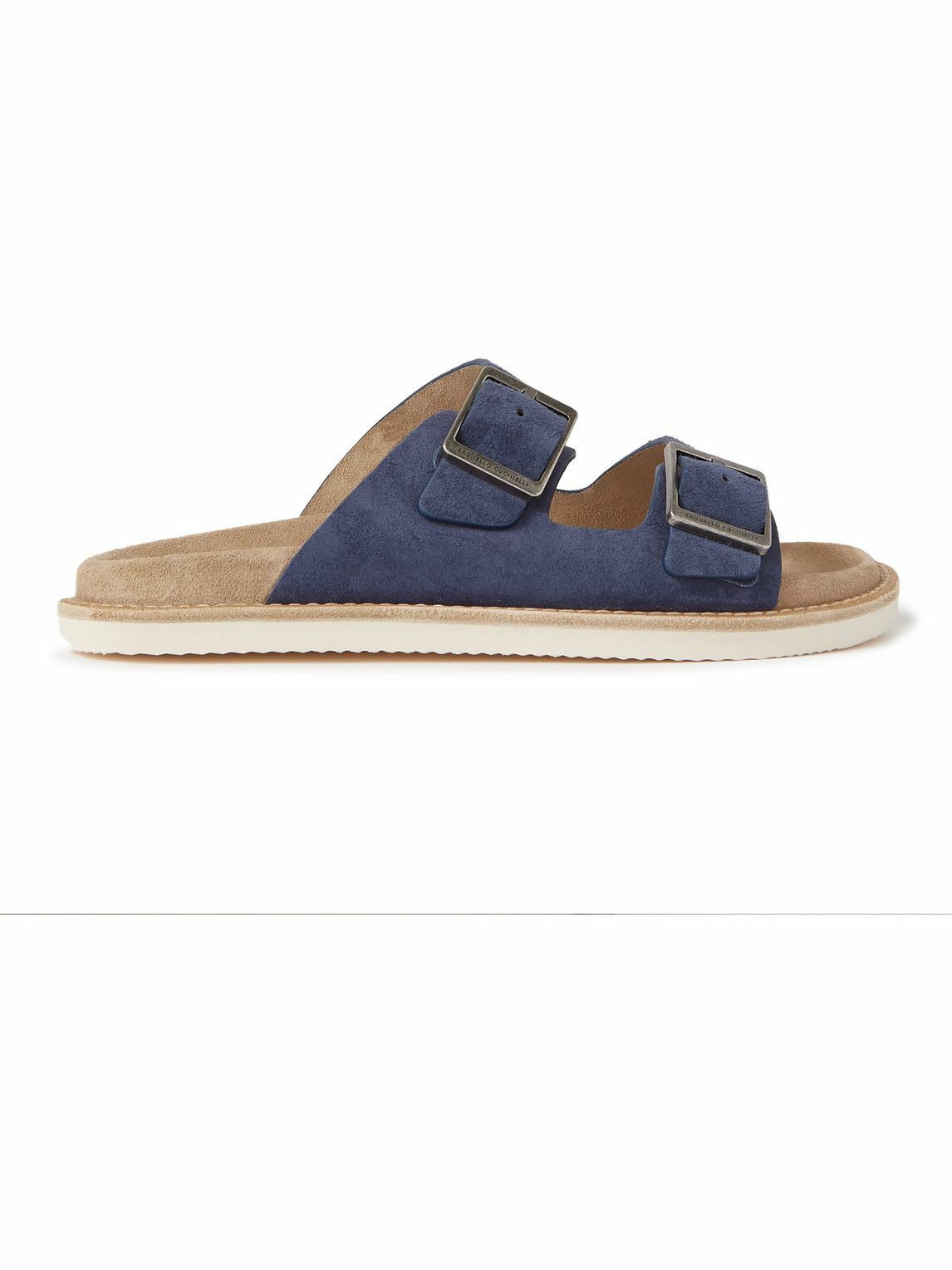 Brunello Cucinelli - Suede Sandals - Blue Brunello Cucinelli