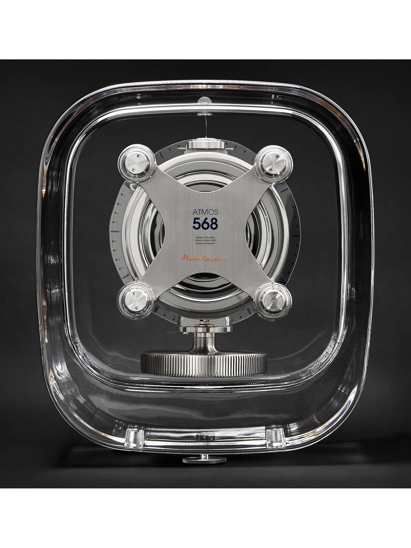 JAEGER-LECOULTRE - Marc Newson Atmos 568 Baccarat Crystal Clock, Ref ...