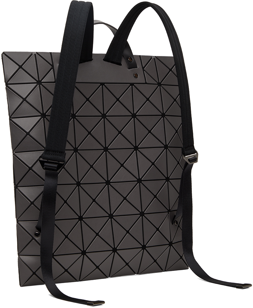 Bao Bao Issey Miyake Gray Flat Pack Backpack Bao Bao Issey Miyake