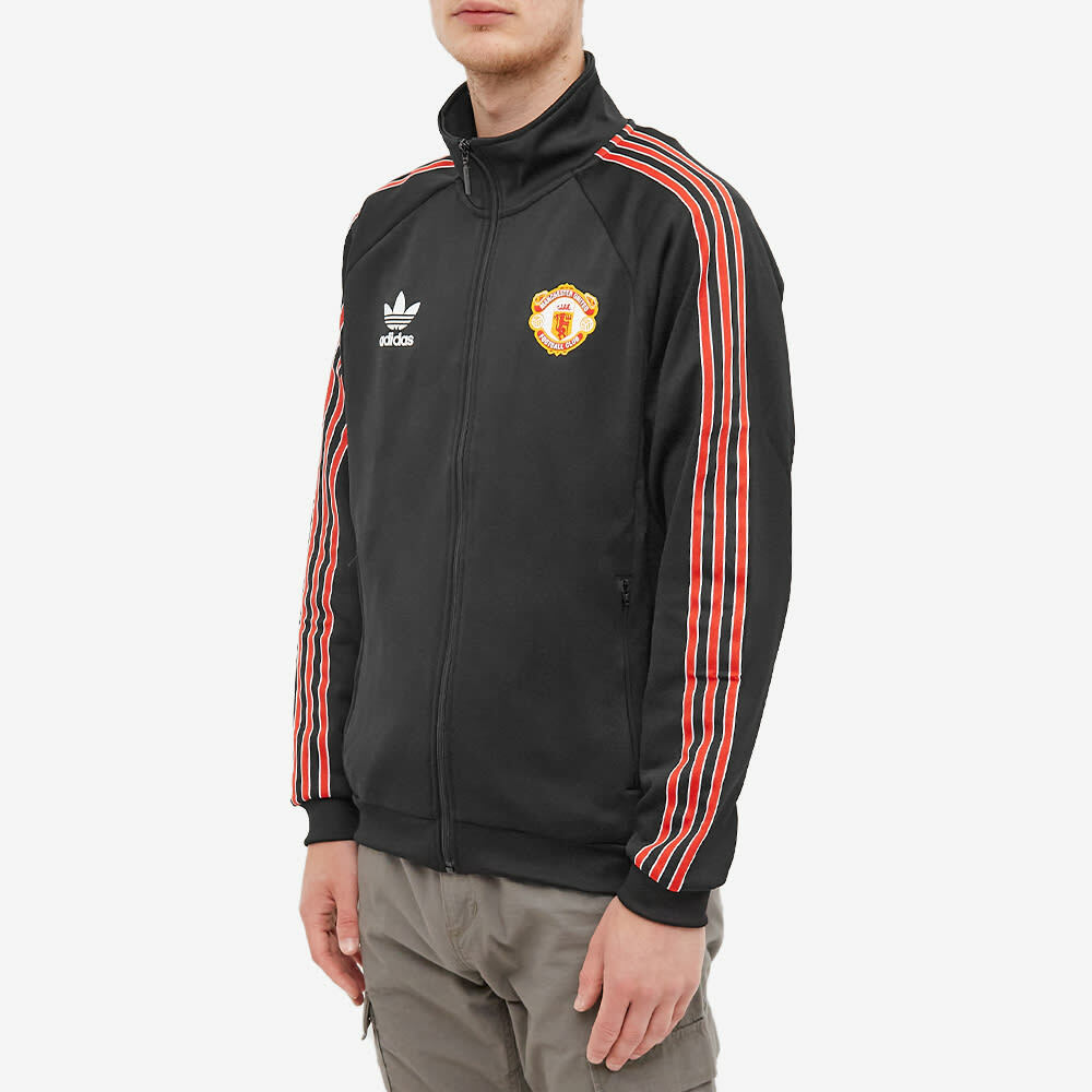 Adidas Men's Manchester United Track Top in Black adidas
