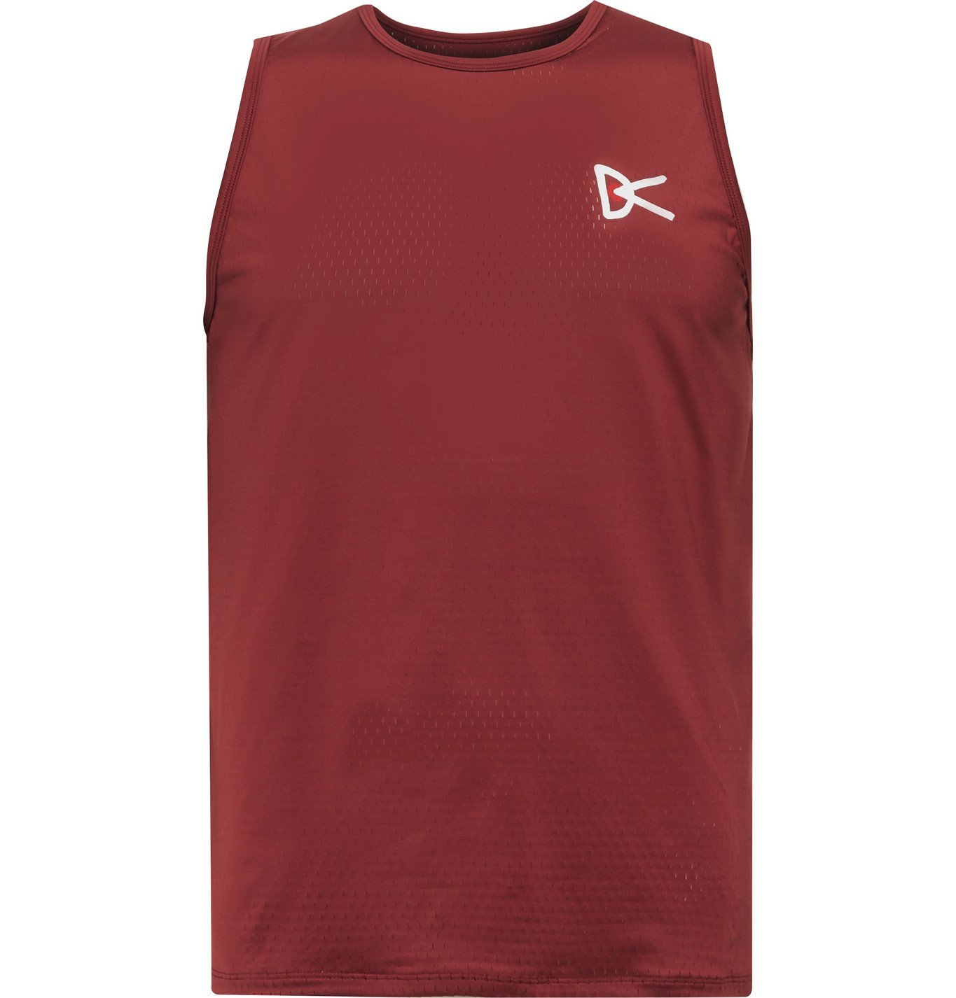 DISTRICT VISION - Air-Wear Logo-Print Stretch-Mesh Tank Top - Burgundy ...