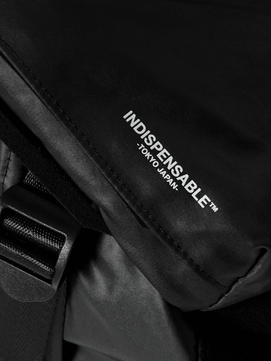 Indispensable - Logo-Print Vegan TechLeather™ and Suede Backpack ...