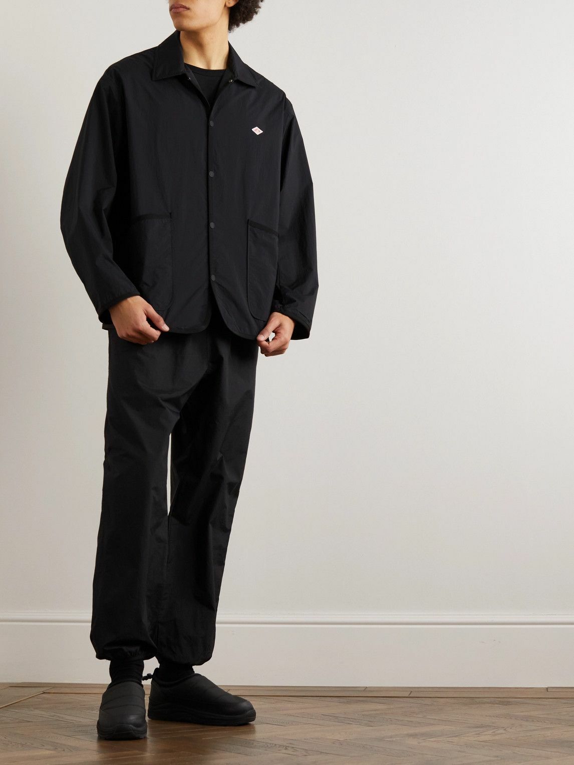 Danton - Logo-Appliquéd Shell Jacket - Black Danton