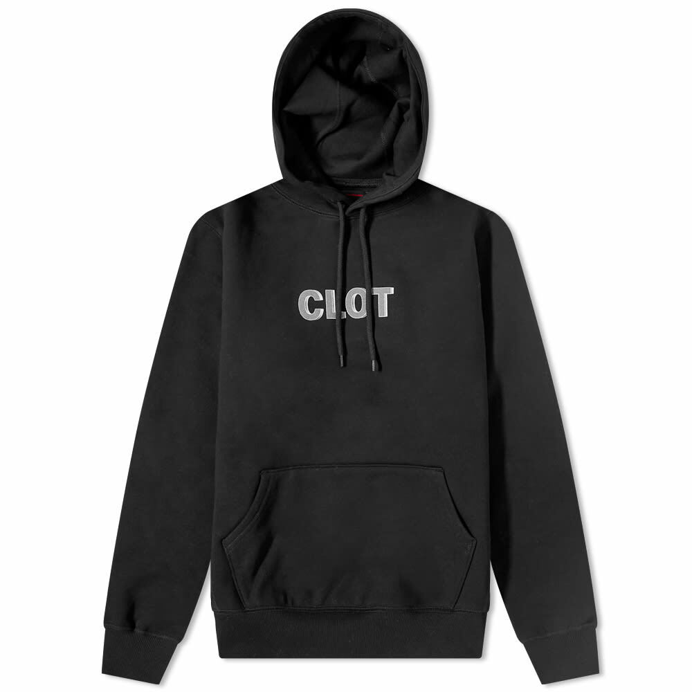 CLOT Logo Popover Hoody in Black CLOT
