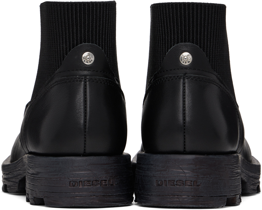 Diesel Black D-Hammer Boots Diesel