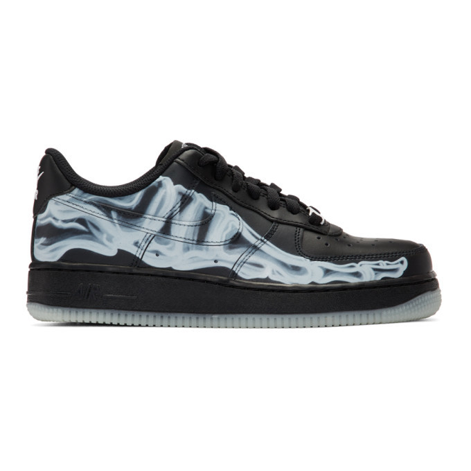 Nike Black Air Force 1 07 Skeleton QS Sneakers Nike