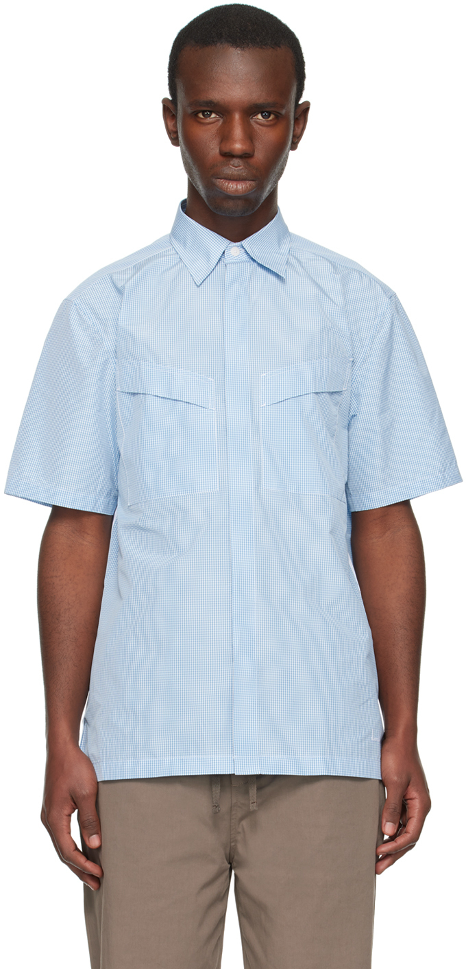 Dunhill Blue Check Shirt Dunhill