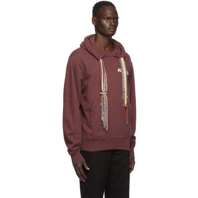 Ambush Burgundy Multi Cord Hoodie Ambush