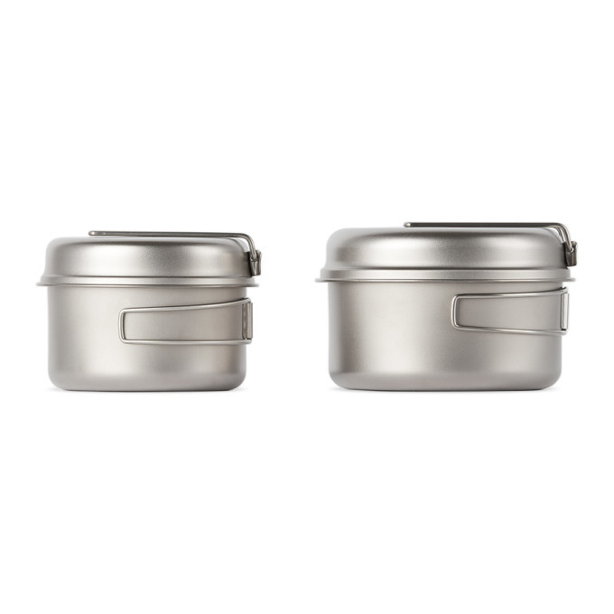 Snow Peak Silver Titanium Multi Compact Cookware Set Snow Peak