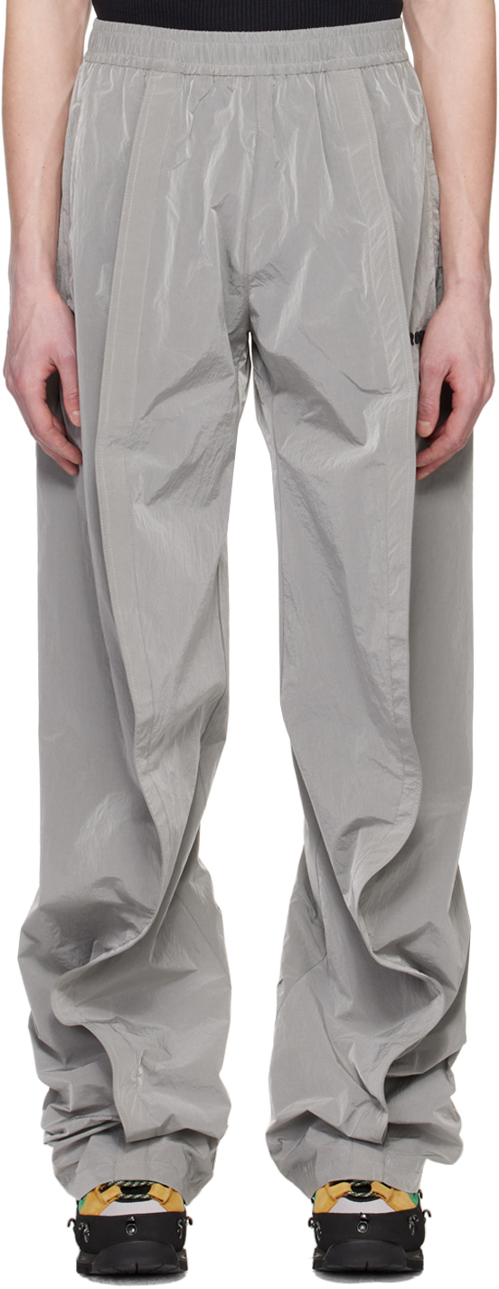 Y/Project Gray Pleated Lounge Pants Y/Project