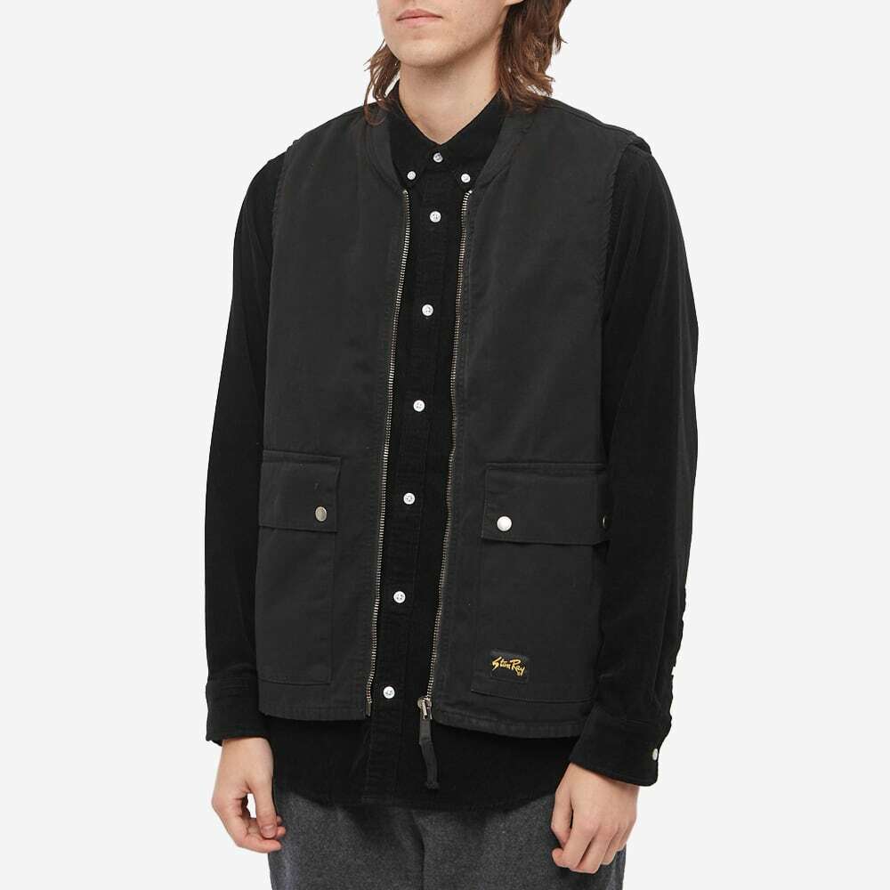 Stan Ray Men's Works Vest in Black Duck Stan Ray