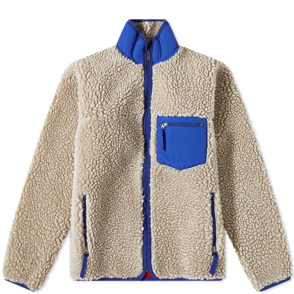 The Real McCoys Joe Mccoy Outdoor Wool Pile Jacket The Real McCoys