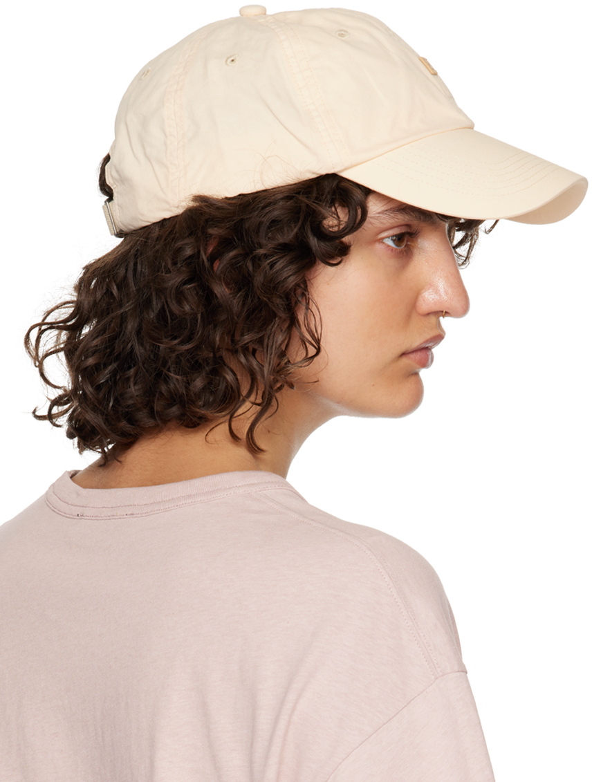 Acne Studios Beige Patch Cap Acne Studios