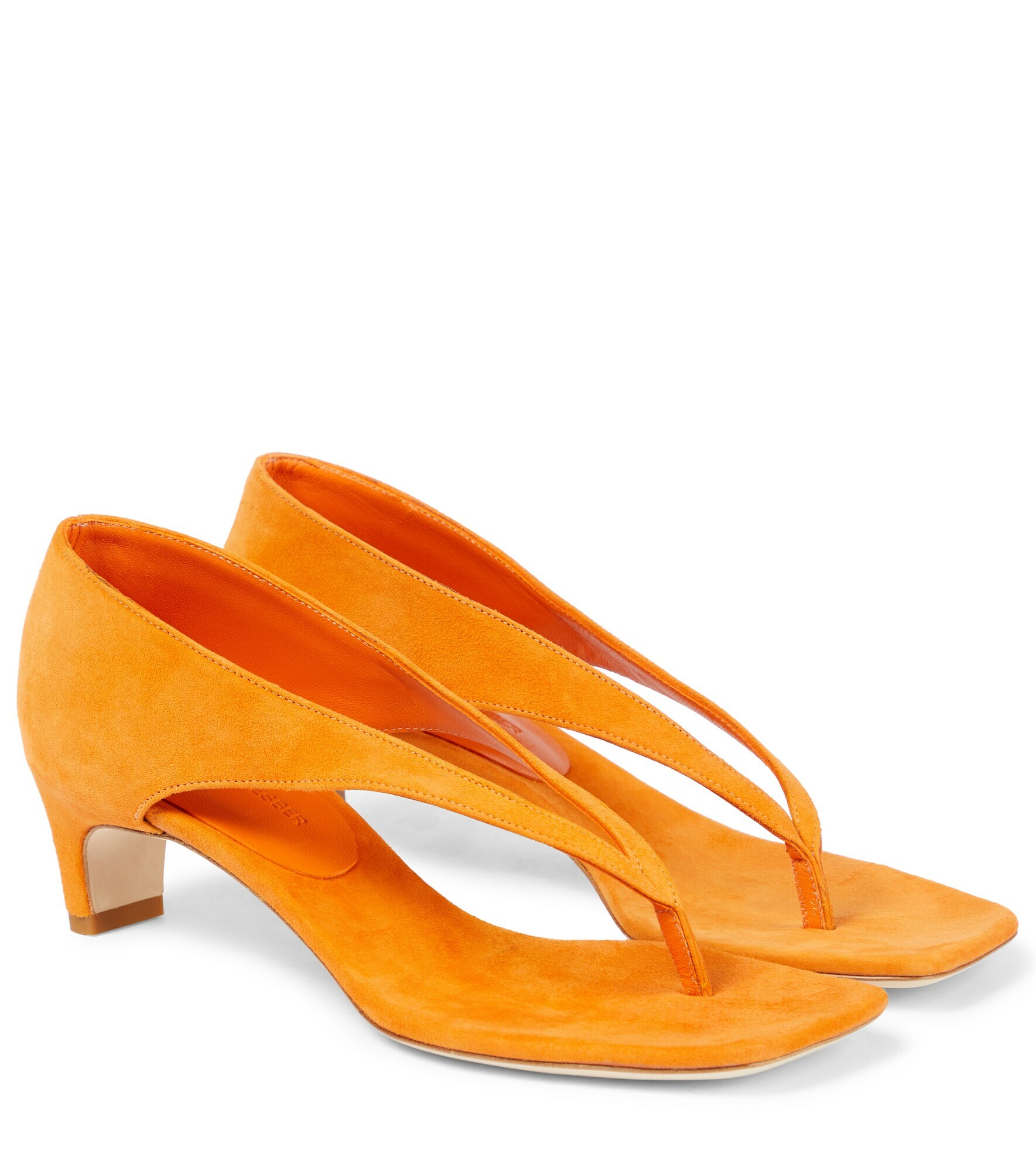 Christopher Esber - Suede thong sandals Christopher Esber
