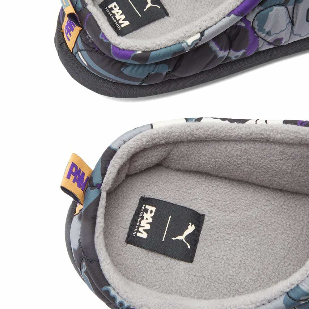 Puma x PAM Puffy Sandal in Puma Black/Heliotrope Puma