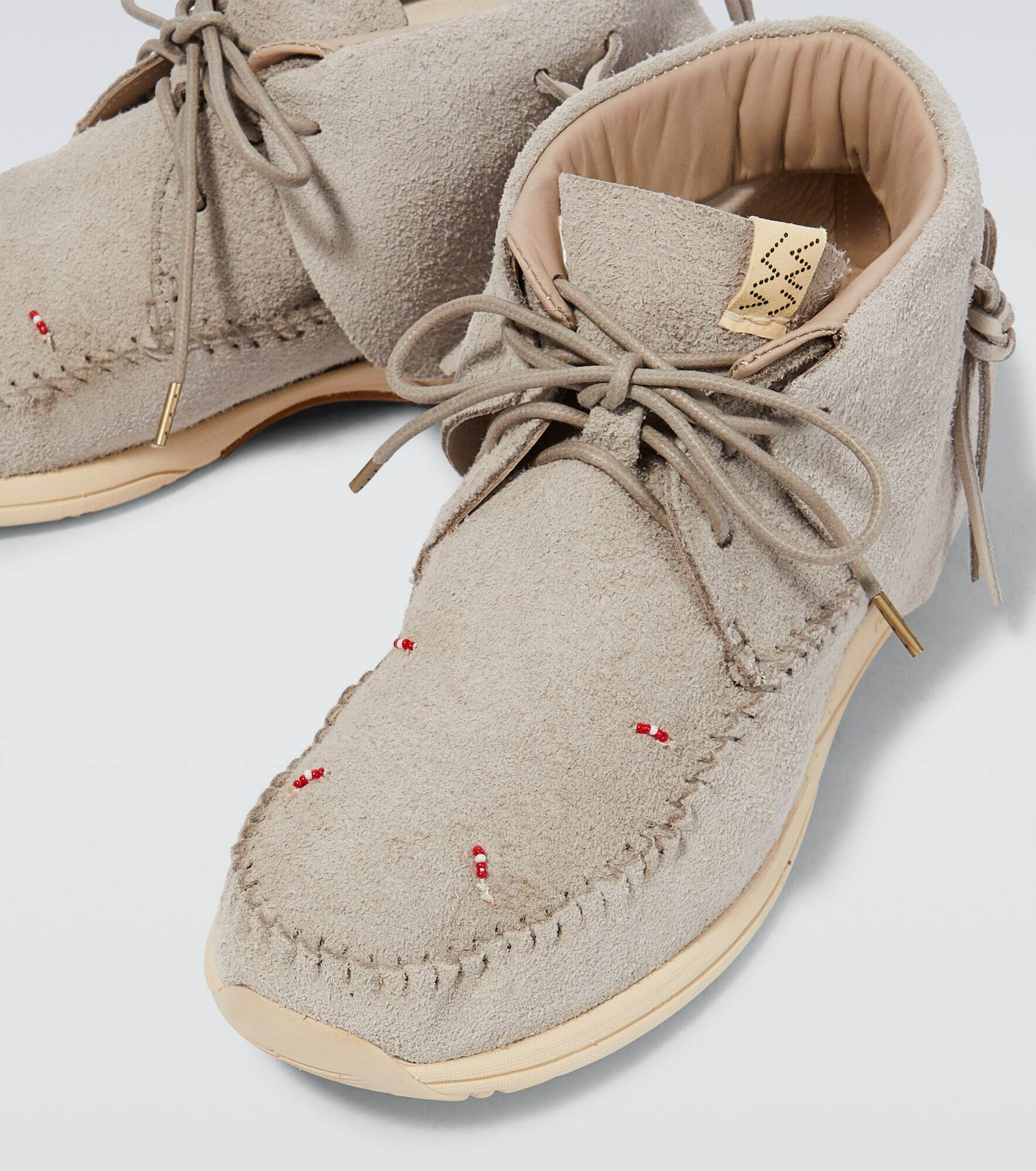 Visvim - FBT fringed suede moccasins Visvim