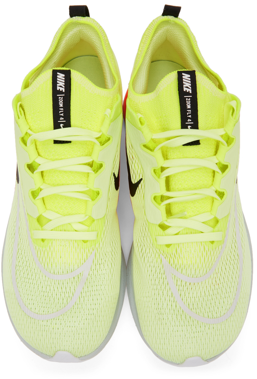 Nike Yellow Zoom Fly 4 Sneakers Nike