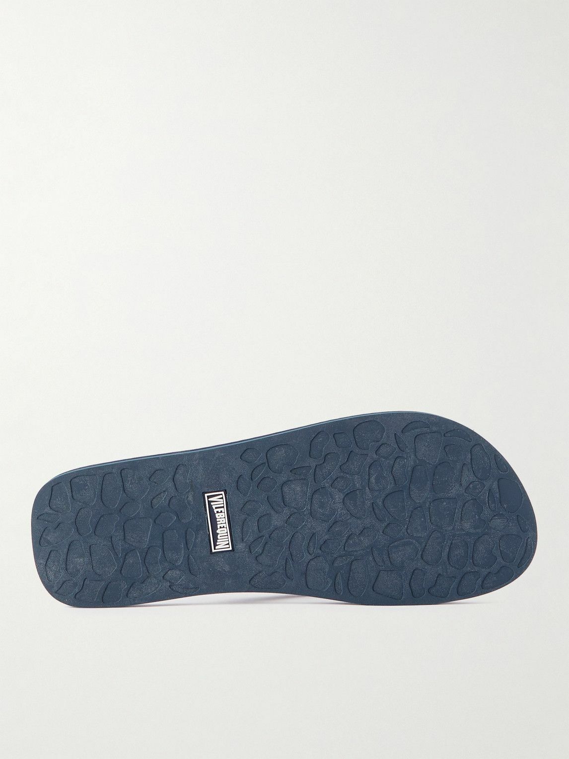 Vilebrequin - Logo-Print Rubber Flip Flops - Blue Vilebrequin