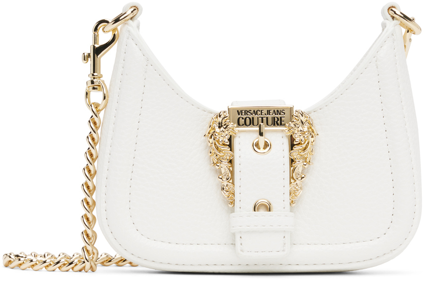 Versace Jeans Couture White Couture I Bag Versace