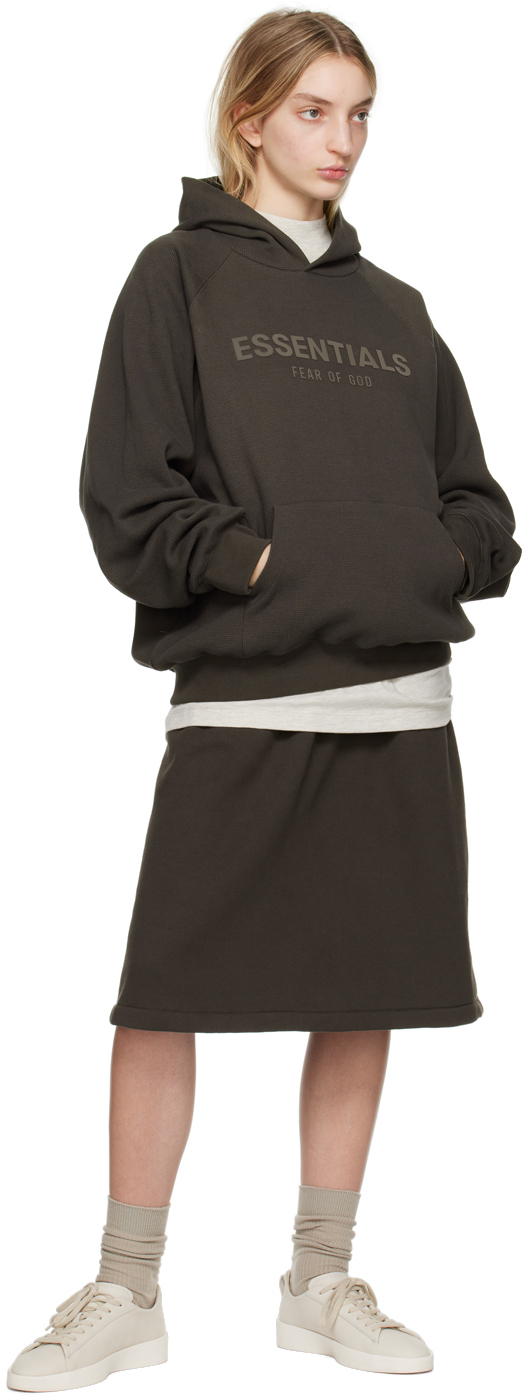 Essentials Gray Raglan Hoodie Essentials