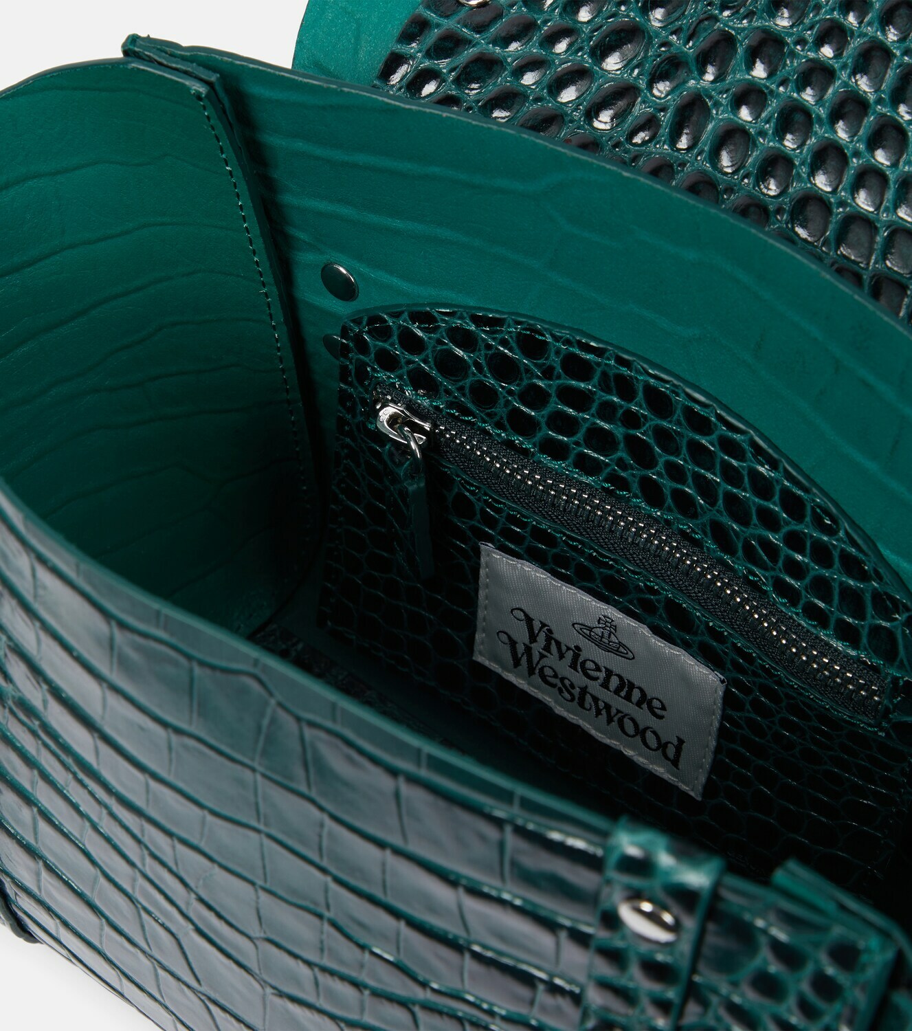 Vivienne Westwood - Betty Small croc-effect leather tote bag Vivienne Westwood