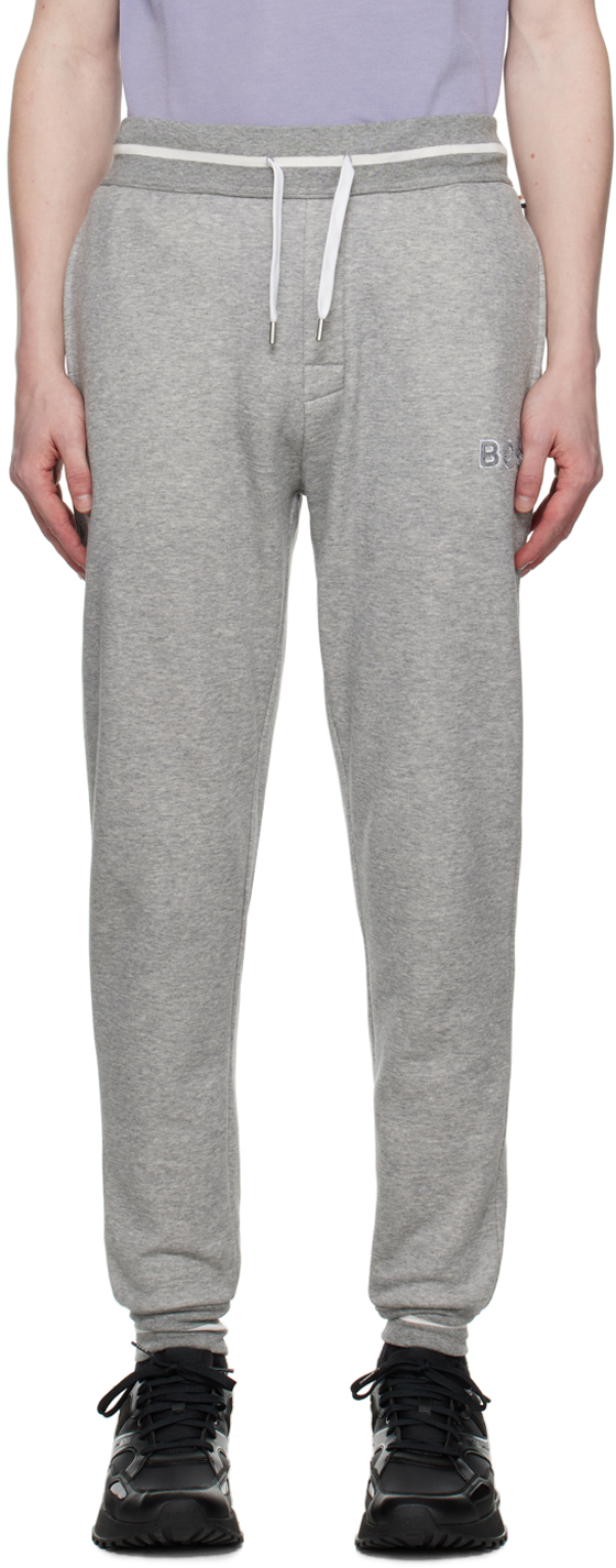 BOSS Gray Drawstring Sweatpants BOSS