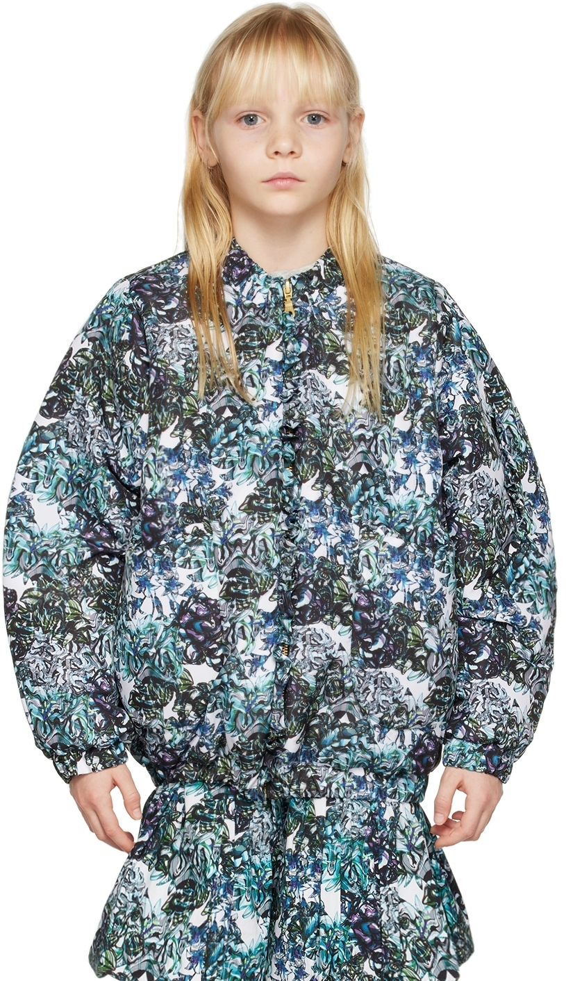 Kika Vargas SSENSE Exclusive Kids Blue Yayoi Jacket Kika Vargas