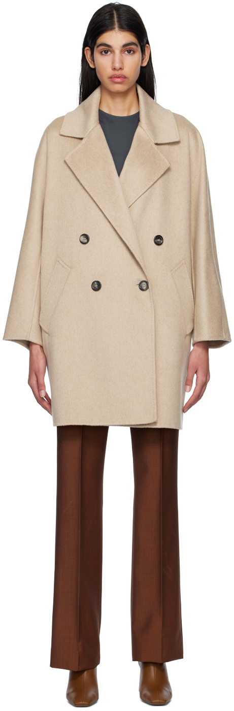 Max Mara Beige Quai Coat Max Mara