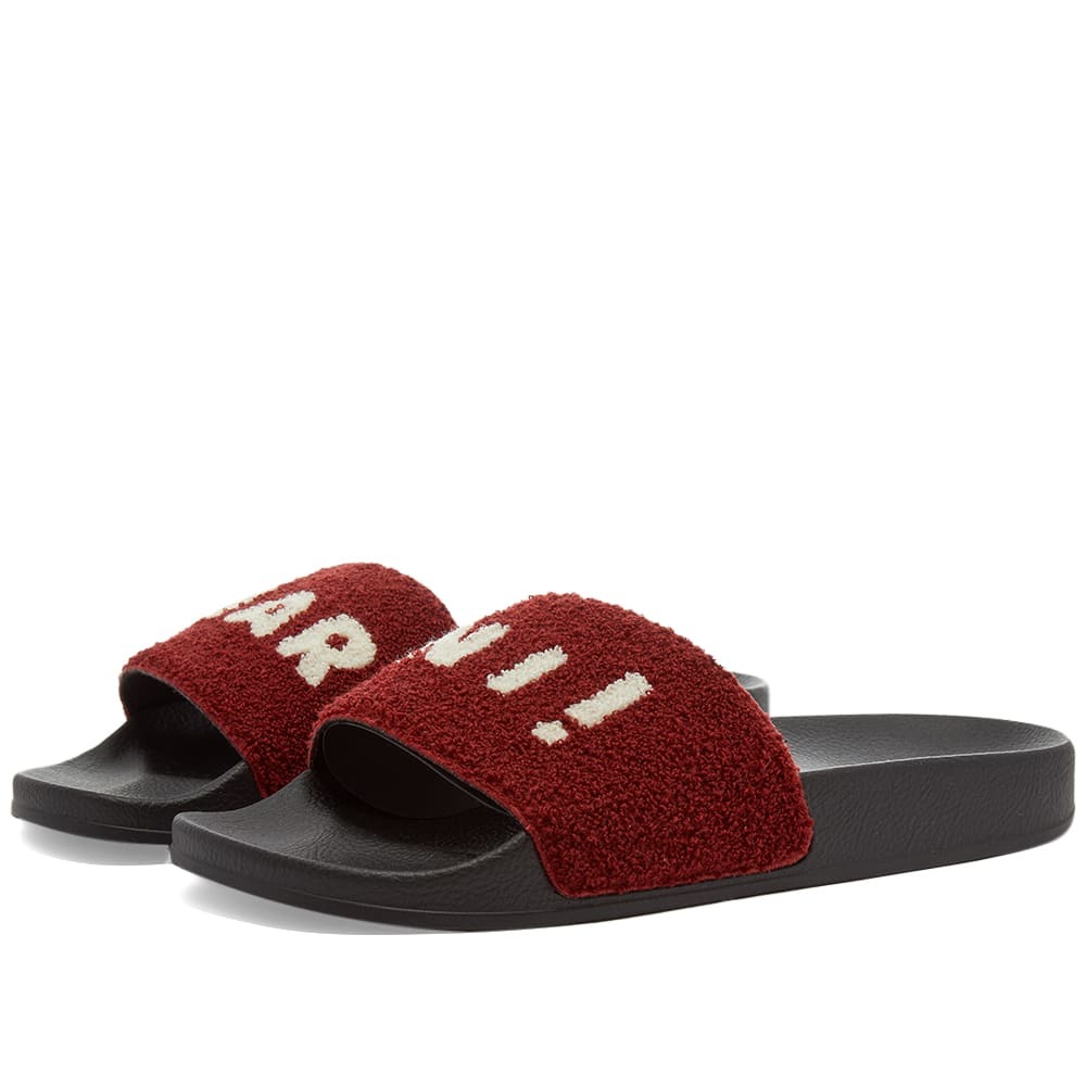 Marni Towelling Logo Slide Marni